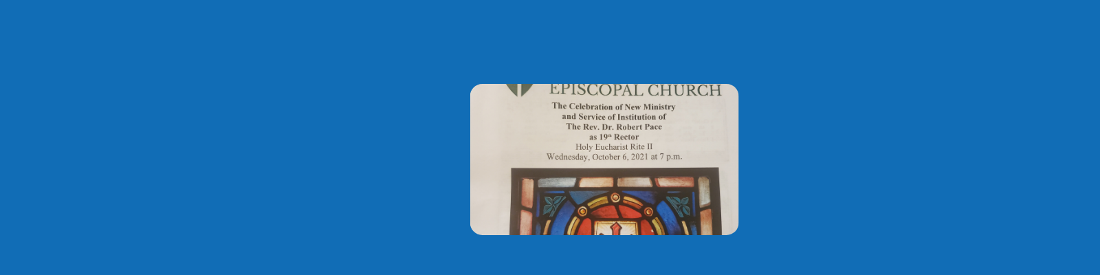 Robert Pace installed as rector at Trinity - The North Region of the ...
